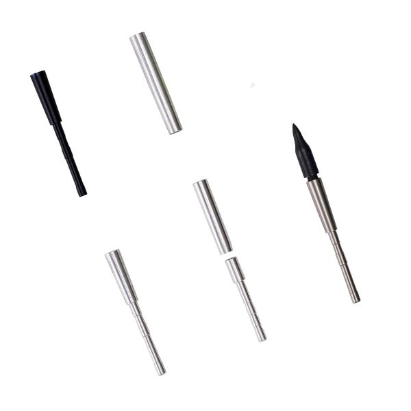 Quality Id .165/166" 4mm Arrow Broadhead Adapter Stainless And Aluminum Half Out Inserts for sale