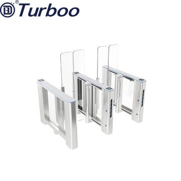 Quality Access Control Swing Turnstile Barrier Speed Gate High Security With Servo Motor for sale