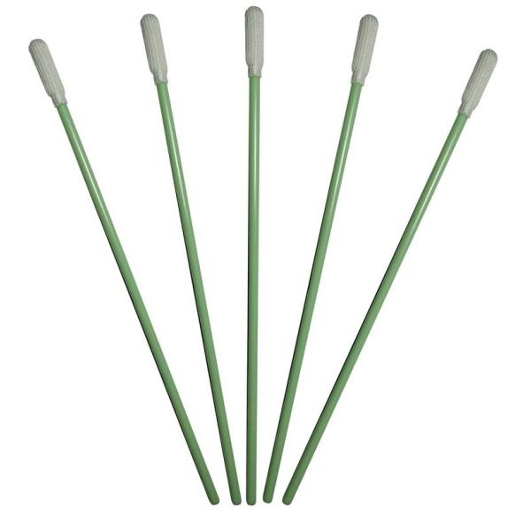 Quality Microelectronics Lint Free Foam Swabs Polyester Sealed Tip Knitted Head Material for sale