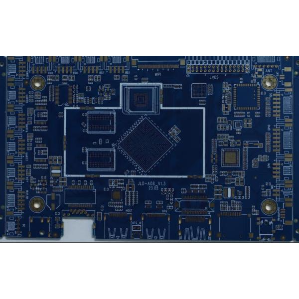 Quality Blue Oil High Density Interconnect PCB Suitable for Advanced Circuit Designs for sale