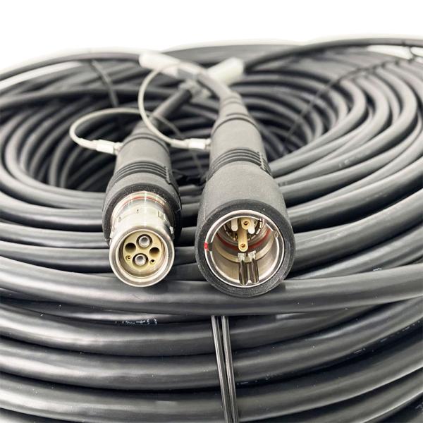 Quality armored Hybrid HD Camera Cable SMPTE311M Connector 100meter for sale