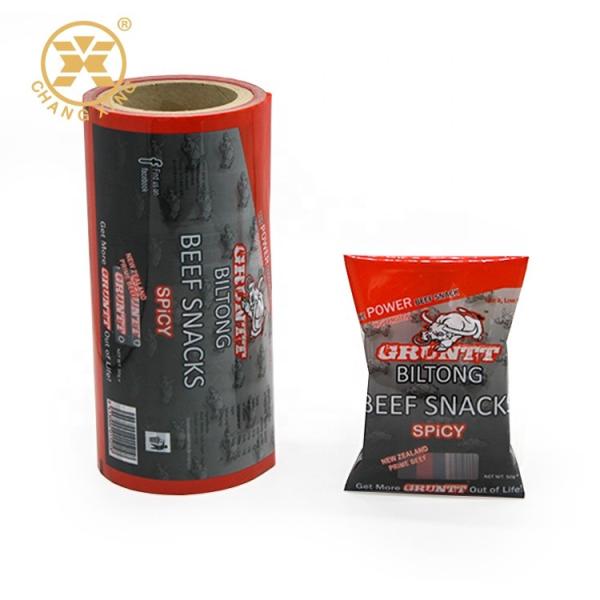 Quality Laminated Food Packaging BOPP/VMCPP Plastic Roll Film Potato Chips Roll for sale