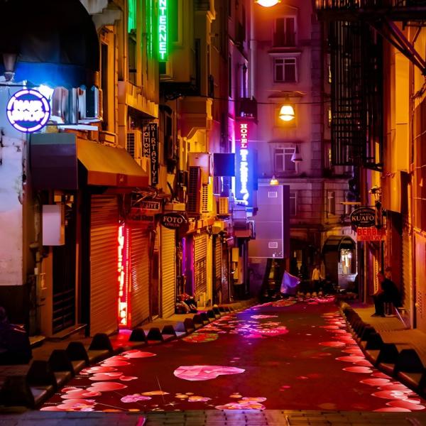 Quality Waterproof Floor Interactive Projection System 5000Lm For Outdoor for sale