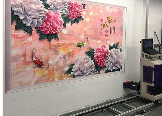 Quality 1920X1080 Vertical ROHS Wall Mural Printing Machine for sale