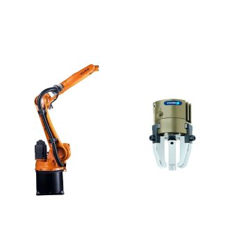 Quality 6 Axis KUKA KR 8 R1620 Arc HW Industrial Palletizing Robot Arm With Gripper And for sale