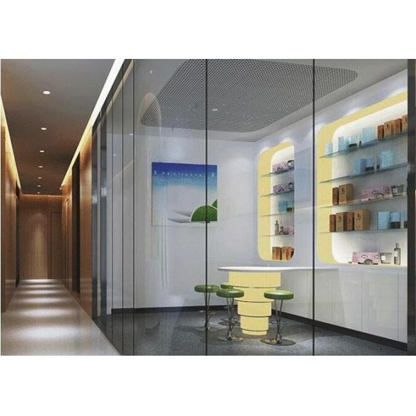 Quality 0.375mm PDLC Tempered Smart Switchable Glass Windows Residential for sale
