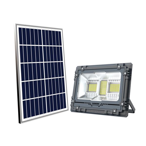 Quality Tempered Glass LED Sensor Solar Flood Lights Home Lighting System for sale