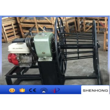 Quality 5 Ton Gasoline Engine Wire Rope Take Up Pulling Winch for Stringing Rope for sale