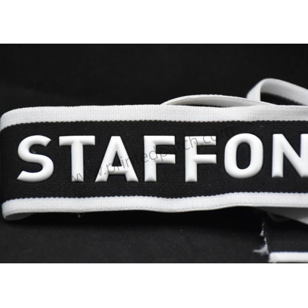 Quality Jacquard OEKO Men'S Underwear Elastic Band Silicone Screen Print Black White for sale