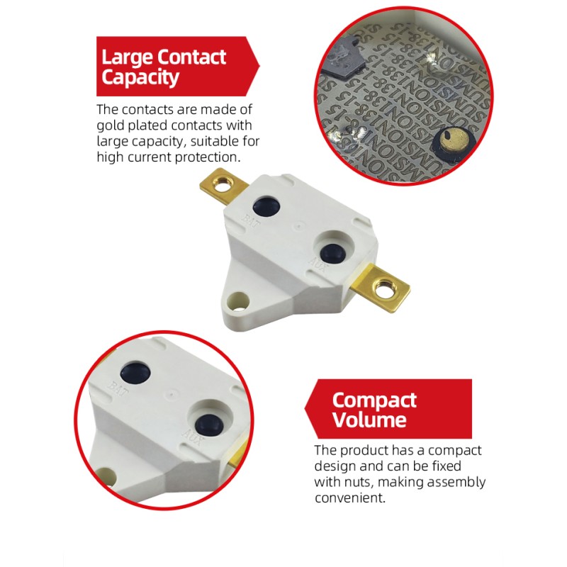 Component view of HCET 37 Miniature Circuit Breaker internal mechanism