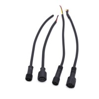 Quality Female Electrical Waterproof Plug Connector M12 3 Pin 2.5mΩ Contact Resistance for sale