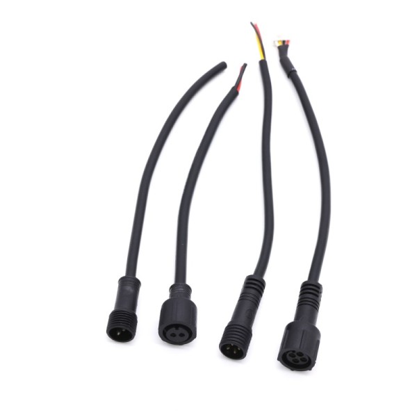 Quality Female Electrical Waterproof Plug Connector M12 3 Pin 2.5mΩ Contact Resistance for sale