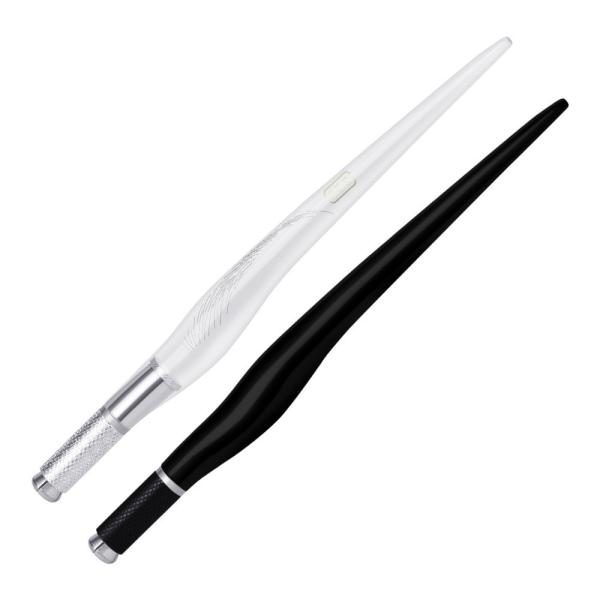 Quality Handmade Acrylic Cosmetic Eyebrow Manual Tattoo Pen for 7 - 17 Pin Blade for sale