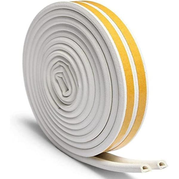 Quality 9*6mm Self Adhesive Door Seal Tape 100% PP EPDM Rubber Strip for sale