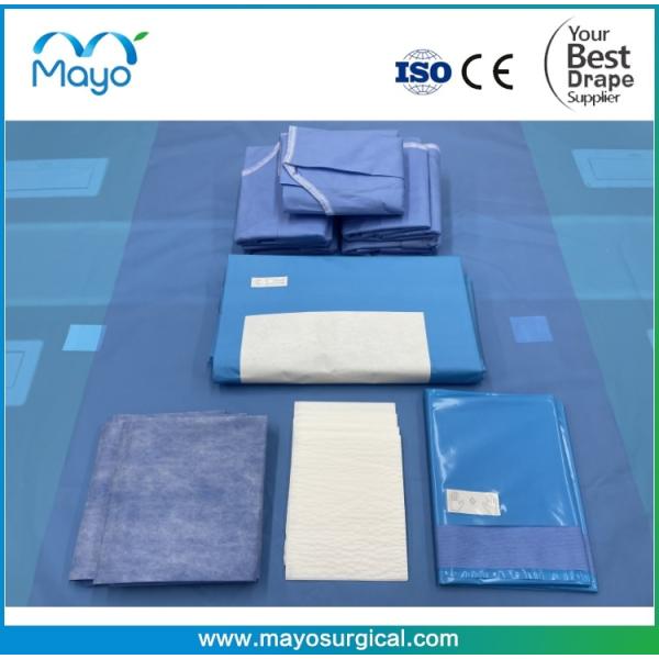 Quality Medical Disposable Customized Surgical Cystoscopy Drape Packs Combodia Factory for sale