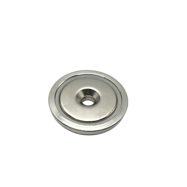 Quality OEM ODM N52 Neodymium Disc Countersunk Hole Magnets Nickel Coating for sale