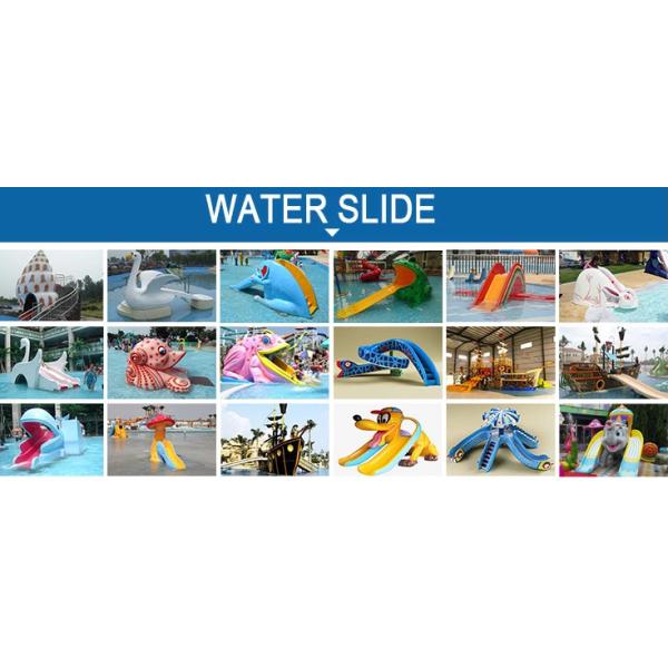 Quality Anti UV Kids Water Park Equipment Fiberglass Whale Water Slide for sale