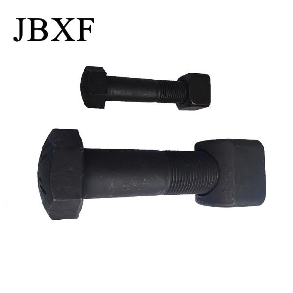 Quality 12.9 Grade 40Cr Track Bolt And Nut 9W3361 9W3619 CAT Excavator Track Shoe Bolts And Nuts M20 For Caterpillar for sale