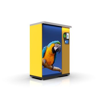 Quality Outdoor Circle RVM 737 RVM Recycling Machines LCD Screen Display for sale