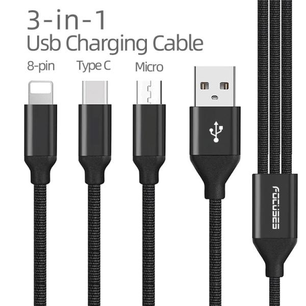 Quality Durable 3 In 1 Multifunctional USB Cable OD 3.5mm for sale