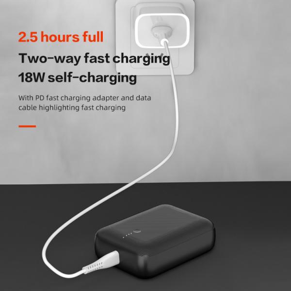 Quality 10000mAh Portable Power Bank Fast Charge PD22.5W Input Output With 21700 Battery for sale
