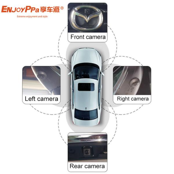 Quality LCD Display 360 Car Camera Systems For Mazda CX3 Recording Decorder HD Camera for sale
