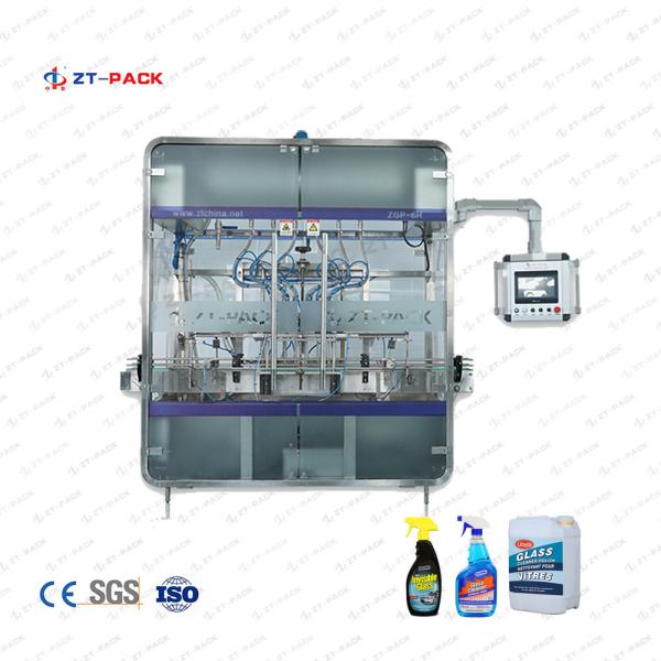 Quality Multi Head Disinfectant Glass Cleaner Dettol Foamy Liquid Chemail Product Bottle Filling Machine for sale