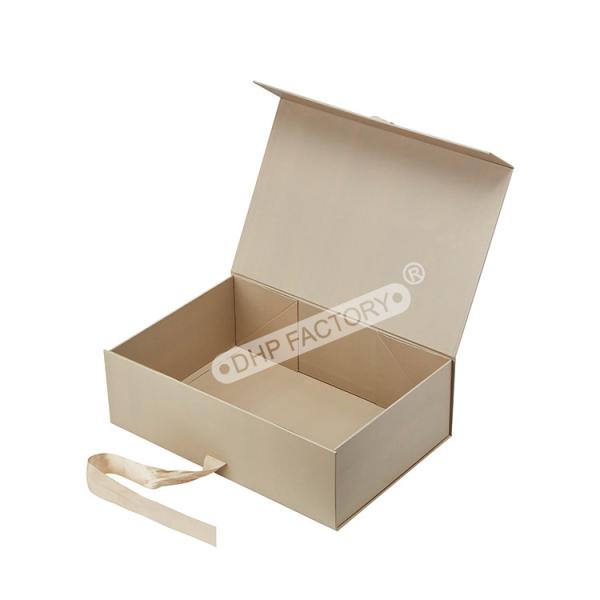 Quality Solid Color High End Packaging Rigid Foldable Boxes Fold Up Gift Boxes With for sale