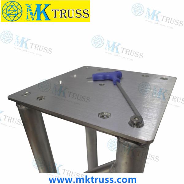 Quality 50*2mm Square Aluminum Stage Truss FLEX TOWER PLATFORM TOTEM PACKAGE with for sale