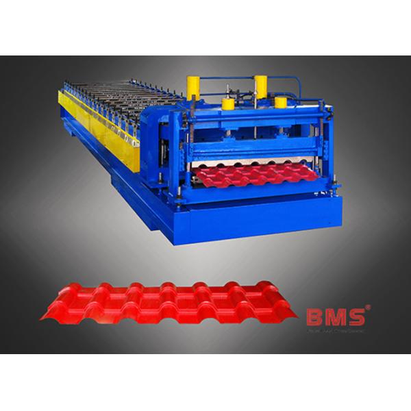 Quality 960 Type Steel Plate Glazed Tile Forming Machine , Metal Roofing Roll Former for sale