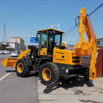 Quality Earth Moving Towable Backhoe Loader Machinery 20-28 4x4 2.5 Ton Tractor End for sale
