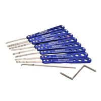 Quality Safe Box Locksmith Tools 8 in 2 Lock Pick Set Hooks Lock Pick Set for sale
