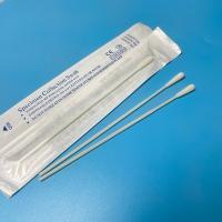 Quality 15cm Flocked Nylon Specimen Collection Swab with 30mm Breakpoint for sale