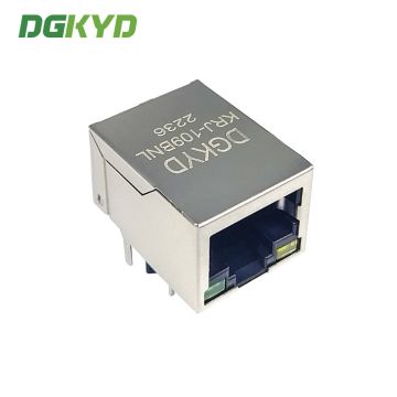 Quality Ethernet Cable RJ45 Jack Single Port With Internal Filter W/O EMI Fingers for sale