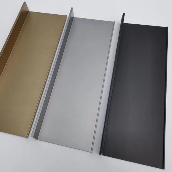 Quality Black LED Light L Shape Aluminum Shelf Display Shelf with and Customers' Requirements for sale