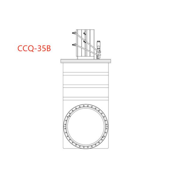 Quality Good Tightness Vacuum Gate Valve Easy  Installation 1E+5 To 1E-7 Pa Application for sale