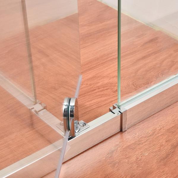 Quality 35''X35''X75'' Square Shower Enclosures Aluminum Frame for sale