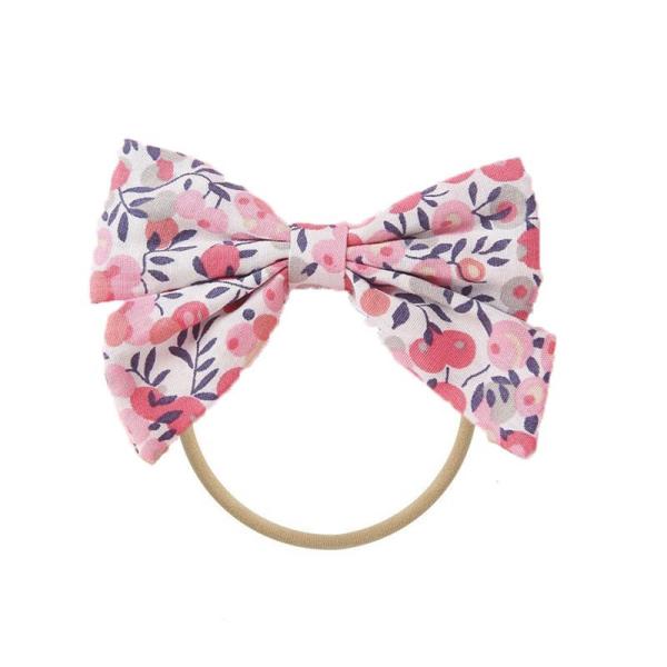 Quality Butterfly Elastic Baby Headband Printed Kid Gift Manual Hair Accessories 9*6cm for sale