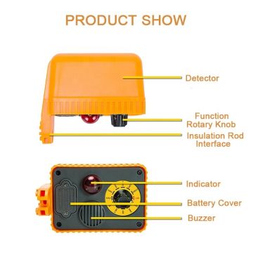 Quality High Voltage Induction Detector / Electric Security Tester for sale