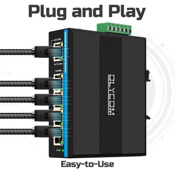 Quality Industrial Solar PoE Switch DC12-48V 240W Web Managed Network Switch for Cctv for sale