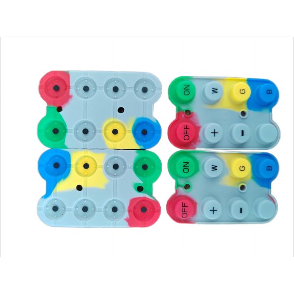 Quality Customized Shape Silicone Buttons For Electronic Devices With Conductive Button for sale