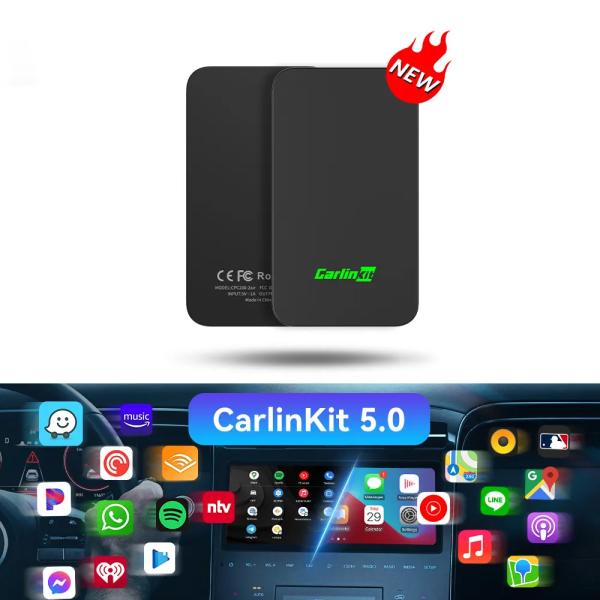 Quality Original Carlinkit 5.0 2 In 1 Android Auto Carplay Adapter Wired To Wireless for sale
