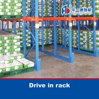 Quality Drive in rack Drive Through Racking Warehouse Storage Racking for sale