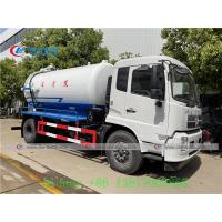Quality 4X2 Dongfeng Vacuum Sewage Suction Truck With 10cbm Tank for sale