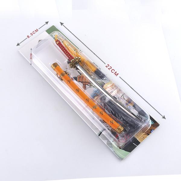 Quality Sakura 22CM Bleach Sword Keychain Set Zinc Alloy Mini Katana for sale