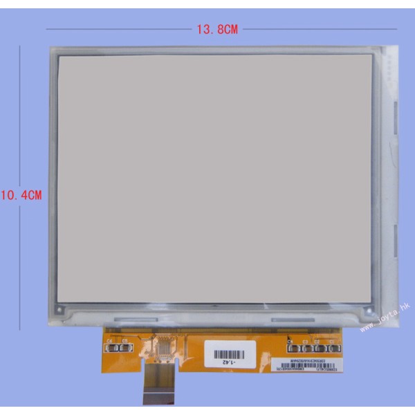 Quality 6 Inch E Ink Display with 600×800 SVGA Resolution and 34 Pins Parallel Data for sale
