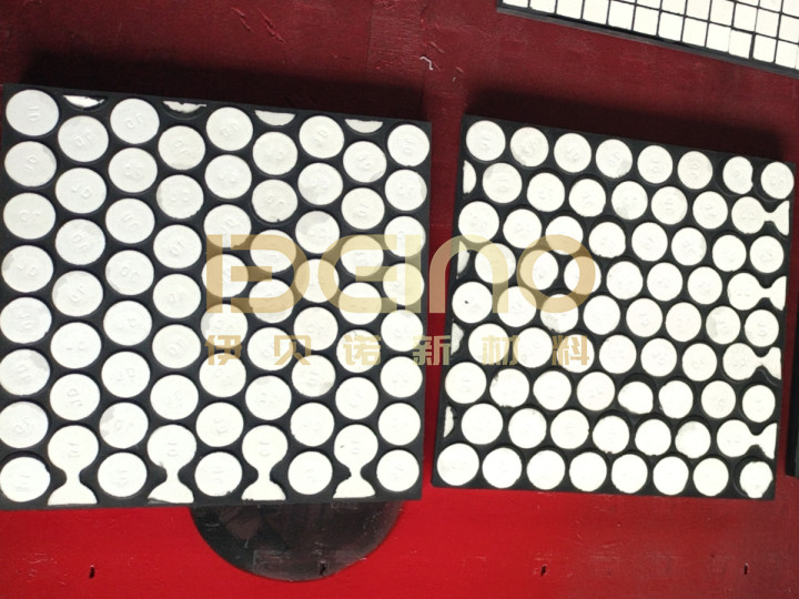 Quality Alkali Resistance Rubber Ceramic Liners Ceramic Composite Rubber Sheet for sale
