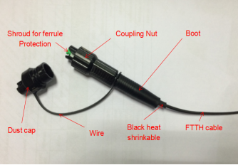 FTTH cable schematic drawing - diagram 2