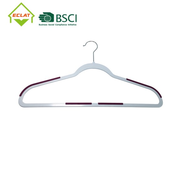 Quality Ultra Thin ABS Heavy Duty Non Slip Plastic Hangers for sale