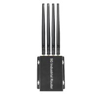 Quality Practical Black Industrial Modem Router 1000Mbps 2 Gigabit Ports for sale